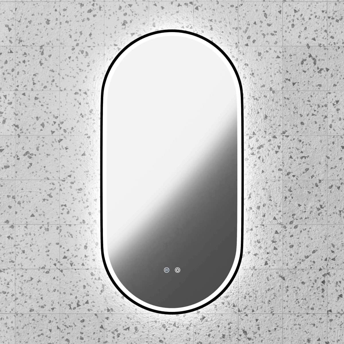 The Pill Oval Framed LED Mirror - Aussie Baths