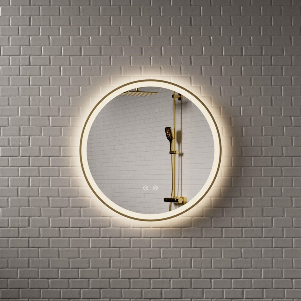 The Orb Framed LED Mirror - Aussie Baths